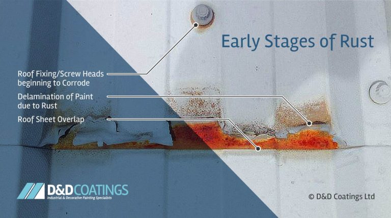 How to Remove Rust from a Metal Roof - D&D Coatings